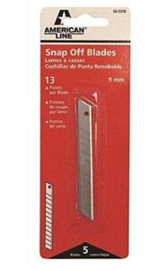 american line gidds2-822022 66-0378 utility knife blades, steel