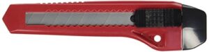 hyde tools 42047 snap-off retractable blade utility knife with postive lock , red