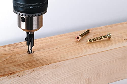 Wolcraft Screw Setter Set with Tapered Drill Bits