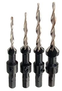 wolcraft screw setter set with tapered drill bits