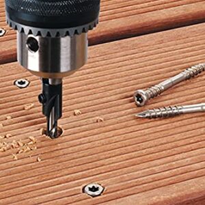 Wolcraft Screw Setter Set with Tapered Drill Bits