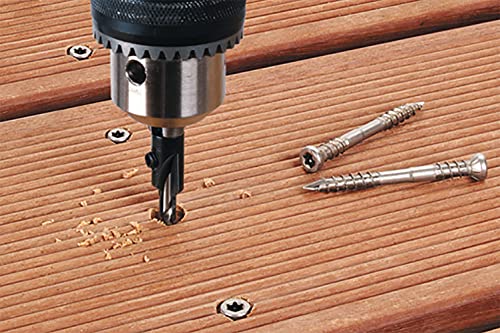 Wolcraft Screw Setter Set with Tapered Drill Bits