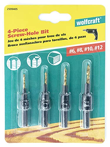 Wolcraft Screw Setter Set with Tapered Drill Bits