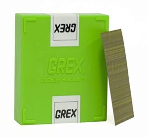 grex p6/35l 23 gauge 1-3/8-inch length headless pins (10,000 per box),galvanized steel