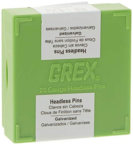 Grex P6/30L 1-3/16 In. 23 Ga. Headless pins, Galvanized, 10M/Bx