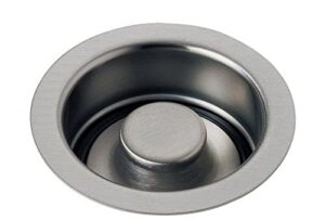 delta faucet 72030-ss classic 4-1/2-inch sink disposal and flange stopper, stainless