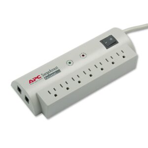 apc per7t surgearrest personal power surge protector, 7 outlets, 6 ft cord, 240 joules