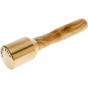 shop fox d2810 brass head mallet, 12-ounce