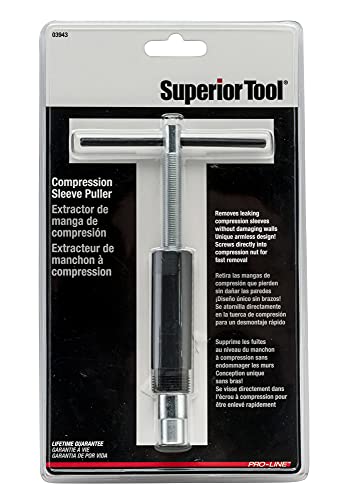 Superior Tool Company 03943 Compression Sleeve Puller and Sleeve Remover for 1/2-Inch Compression Fittings Only