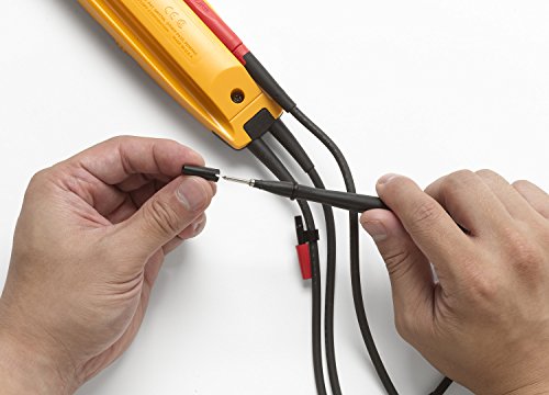 Fluke T5-1000 Voltage, Continuity and Current Tester, OpenJaw Design For Current Measurements Without Metallic Contact, Includes Detachable Slim Reach Probe Tips, Auto Selects AC or DC Voltage