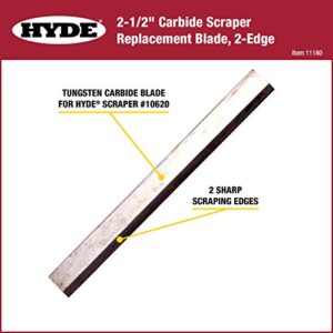 HYDE 11180 2 Edge Carb Scrap Blade, No Size