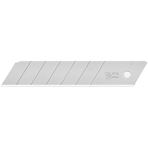 OLFA 25mm Extra Heavy Duty Snap Off Replacement Blades, 5 Blades (35 segments) HB-5B - Snap-Off Utility Knife Replacement Blades, Fits any 25mm Utility Knife