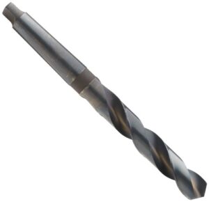 chicago latrobe - 53140 110 high-speed steel taper shank drill bit, black oxide finish, #2 morse taper shank, 118 degree conventional point, 5/8" size