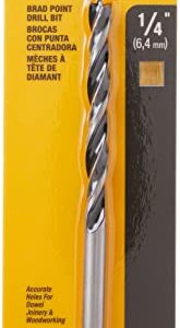 DEWALT DW1706 Brad Point, 1/4-Inch