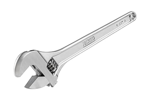 RIDGID 86922 765 Adjustable Wrench, 15-inch Adjustable Wrench for Metric and SAE