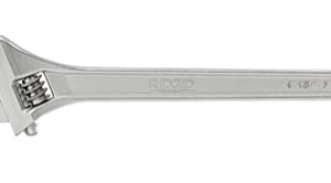 RIDGID 86922 765 Adjustable Wrench, 15-inch Adjustable Wrench for Metric and SAE