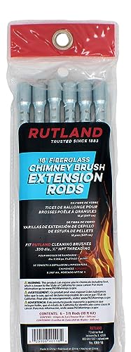 Rutland KRK-18 Fiberglass Chimney Brush Rod Kit