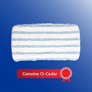 O-Cedar Hardwood Floor 'N More Microfiber Mop Refill,Blue/White