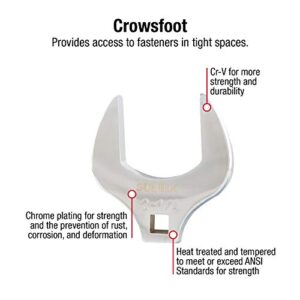 Sunex 9722A 6 Piece 1/2" Dr. Jumbo Crowfoot Set CRV