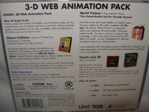 3-D Web Animation Pack