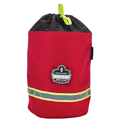 Ergodyne - 13081 Arsenal 5080L Fireman's SCBA Respirator Firefighter Mask Bag for air pack with Fleece Lining Red