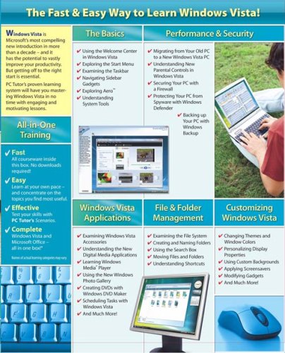 Pc Tutor Learn Windows Vista & Office 2007 - Deluxe