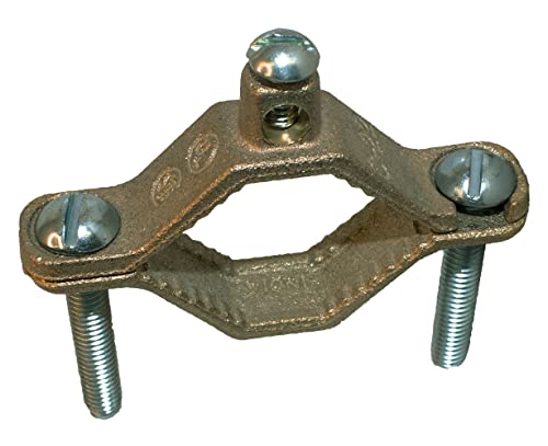 Sigma Electric ProConnex 41311 Ground Clamp 1-1/4 to 2-Inch, 1-Pack, Bronze