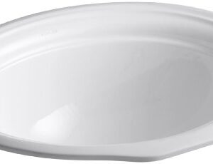 KOHLER K-2336-0 Devonshire Undercounter Bathroom Sink, White