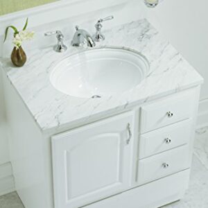 KOHLER K-2336-0 Devonshire Undercounter Bathroom Sink, White