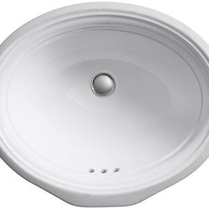 KOHLER K-2336-0 Devonshire Undercounter Bathroom Sink, White