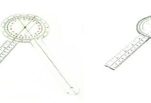 12" & 8" PROTRACTOR GONIOMETER SET by AMS