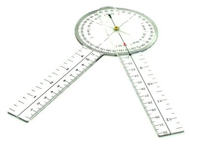 12" & 8" PROTRACTOR GONIOMETER SET by AMS