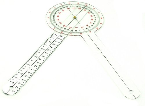 12" & 8" PROTRACTOR GONIOMETER SET by AMS