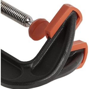 BESSEY DHCC-4, 4 In. Double Headed C-Clamp,red/black