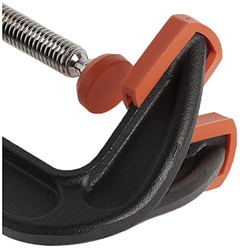 BESSEY DHCC-4, 4 In. Double Headed C-Clamp,red/black