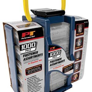 Performance Tool W5199 Organizer Tote with 1,000pc Home Fastener Assortments