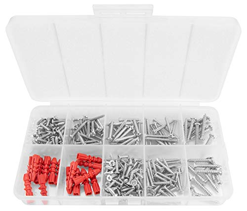 Performance Tool W5199 Organizer Tote with 1,000pc Home Fastener Assortments