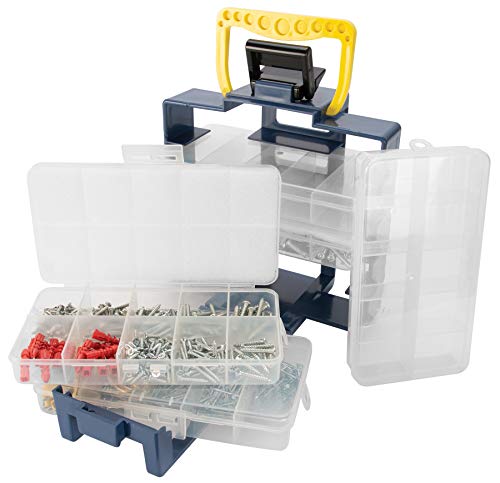 Performance Tool W5199 Organizer Tote with 1,000pc Home Fastener Assortments