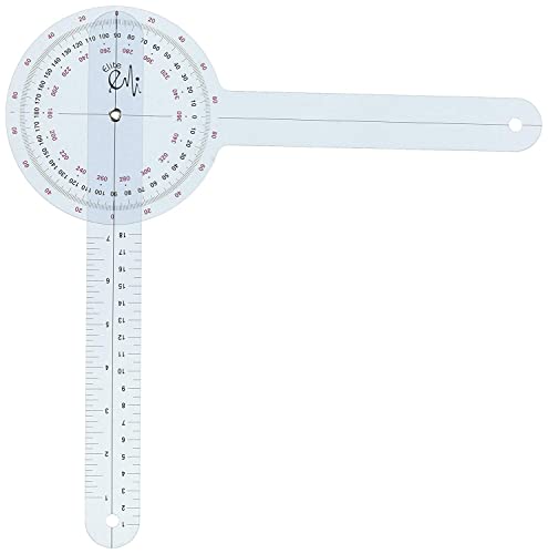 EMI Plastic 12" Goniometer 360 Degree ISOM