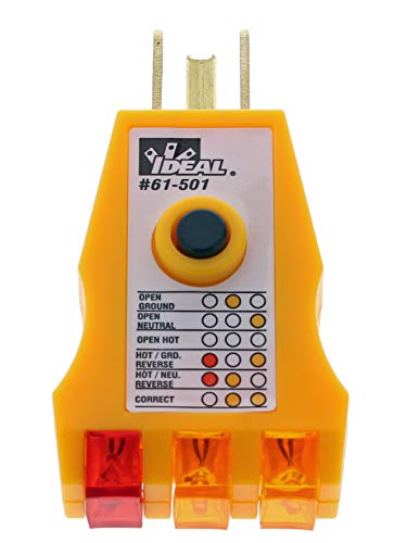 IDEAL INDUSTRIES INC. 61-501 Receptacle Tester with GFCI