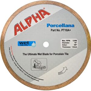 10" Alpha Porcellana Wet Diamond Blade