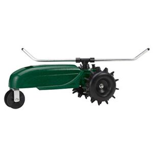 orbit traveling sprinkler for lawn & yard watering