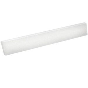 Swanstone VT00022SS.010 Ellipse Solid Surface 1-Piece Vanity Side Splash, 0.75-in L X 22-in H X 3-in H, White