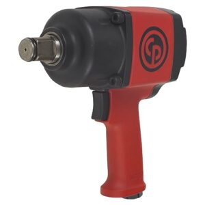 Chicago Pneumatic CP7773 Air Impact Wrench (1 Inch), Air Impact Gun Industrial Repair & Assembly Tool, Pistol Handle, Twin Hammer, Max Torque Output 1200 ft. lbf/1630 Nm, 6300 RPM