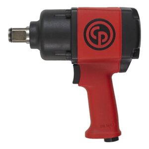 Chicago Pneumatic CP7773 Air Impact Wrench (1 Inch), Air Impact Gun Industrial Repair & Assembly Tool, Pistol Handle, Twin Hammer, Max Torque Output 1200 ft. lbf/1630 Nm, 6300 RPM