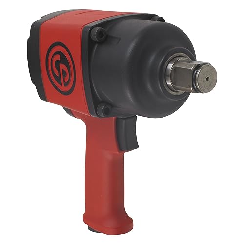 Chicago Pneumatic CP7773 Air Impact Wrench (1 Inch), Air Impact Gun Industrial Repair & Assembly Tool, Pistol Handle, Twin Hammer, Max Torque Output 1200 ft. lbf/1630 Nm, 6300 RPM