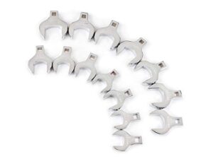 tekton 1/2 inch drive jumbo crowfoot wrench set, 14-piece (1-1/16-2 in.) | 2585