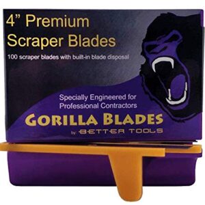 4" Scraper Blades - Bulk (100/box)