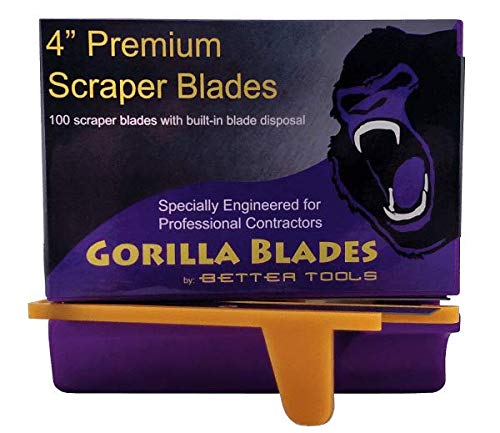 4" Scraper Blades - Bulk (100/box)