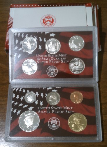 2003 U. S. Mint Silver Proof Set with Original Box and COA